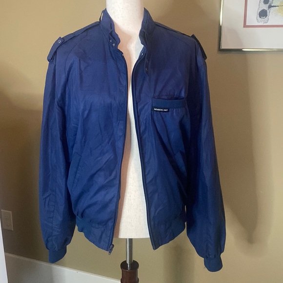 Members Only | Jackets & Coats | Vintage 98s Blue Members Only Bomber ...